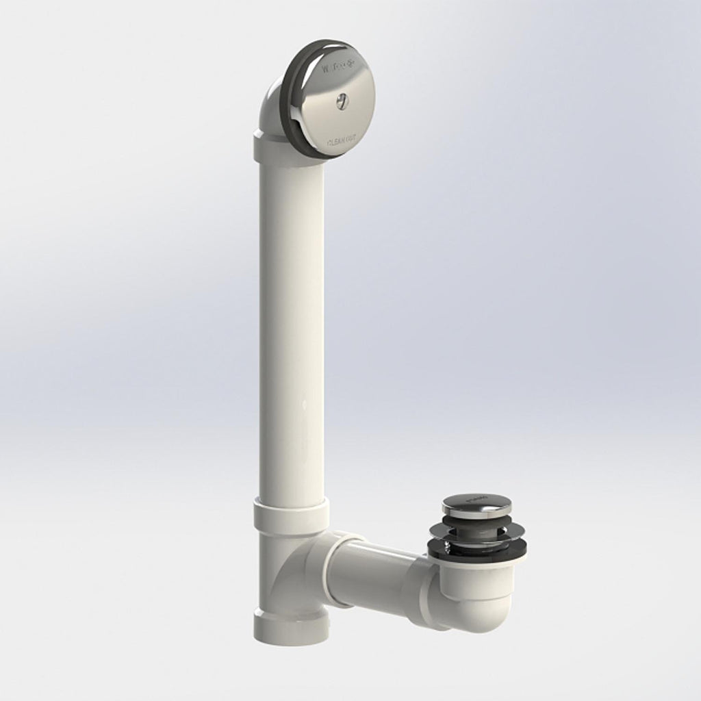 600-FA-PVC-WI FOOT ACTUATED Bath Waste for Tubs to 16-in, Sch 40 PVC ...
